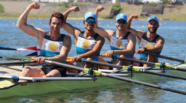 El remo uruguayo en lo más alto - Carmelo Portal