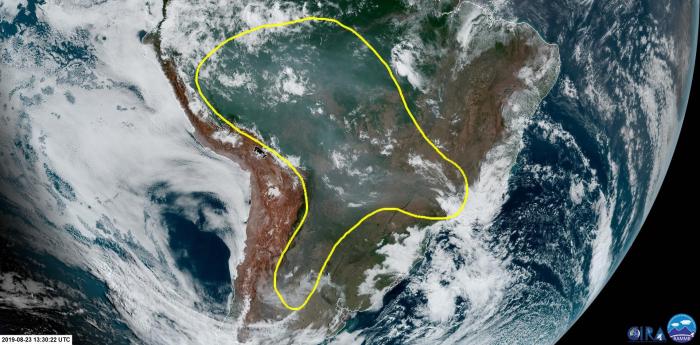 INUMET anuncia que humo del Amazonas volvería a ser visible en Uruguay ...